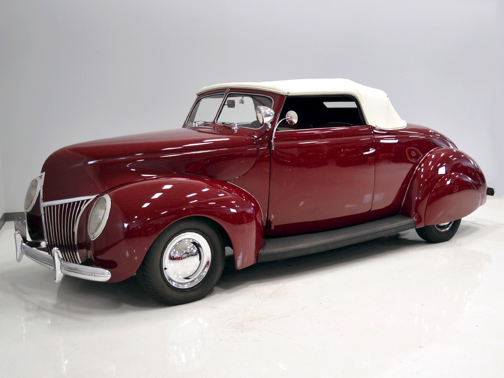 Harwood Motors :: 1939 Ford Custom Convertible Coupe - SOLD